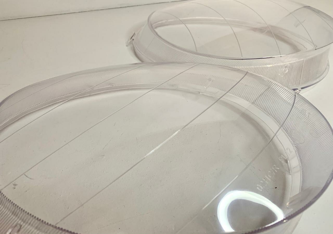 Стекло фары UZ-DAEWOO, переднее, левое, дорестайлинг, Daewoo Matiz/Chevrolet/Ravon Matiz