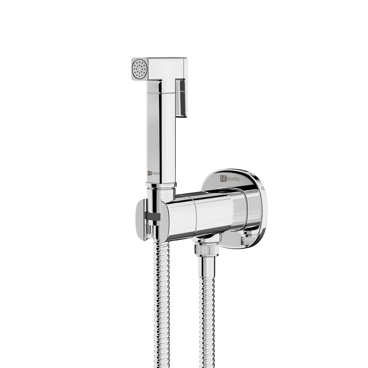 Смеситель с гигиеническим душем LEMARK SOLO LM7172C встраиваемый, хром