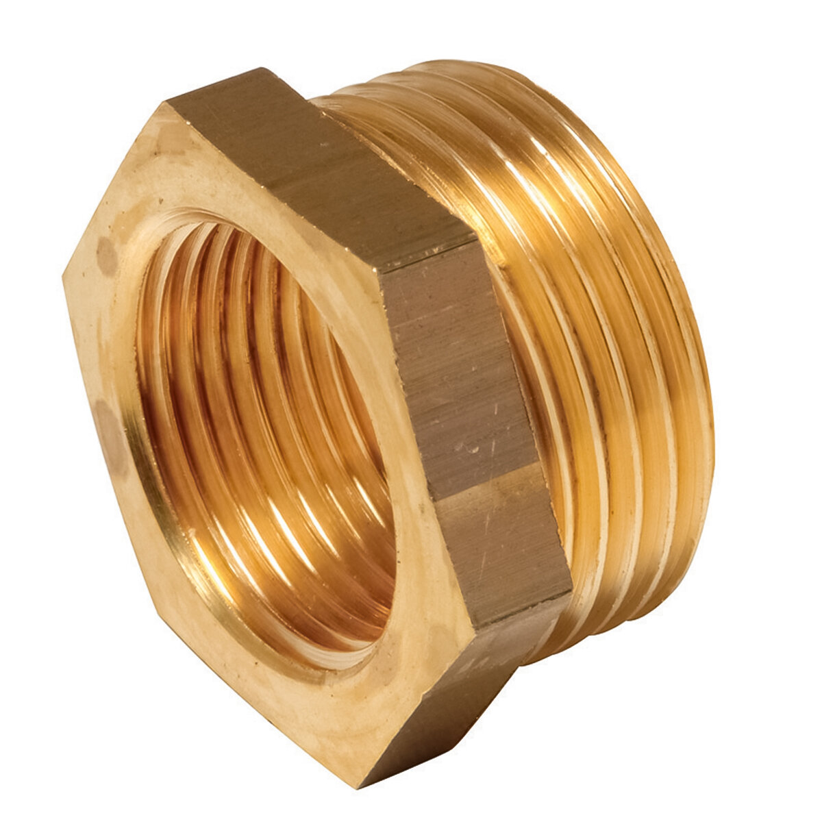 Футорка VIEIR, латунь, сталь, 1″x1/2", наружное/внутреннее соединение, в упак. 1шт