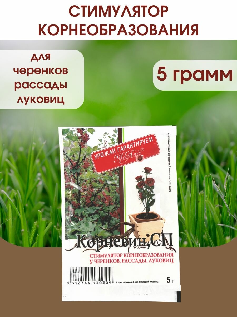 Корневин Стимулятор образования и роста корней, Упаковка 5 гр.
