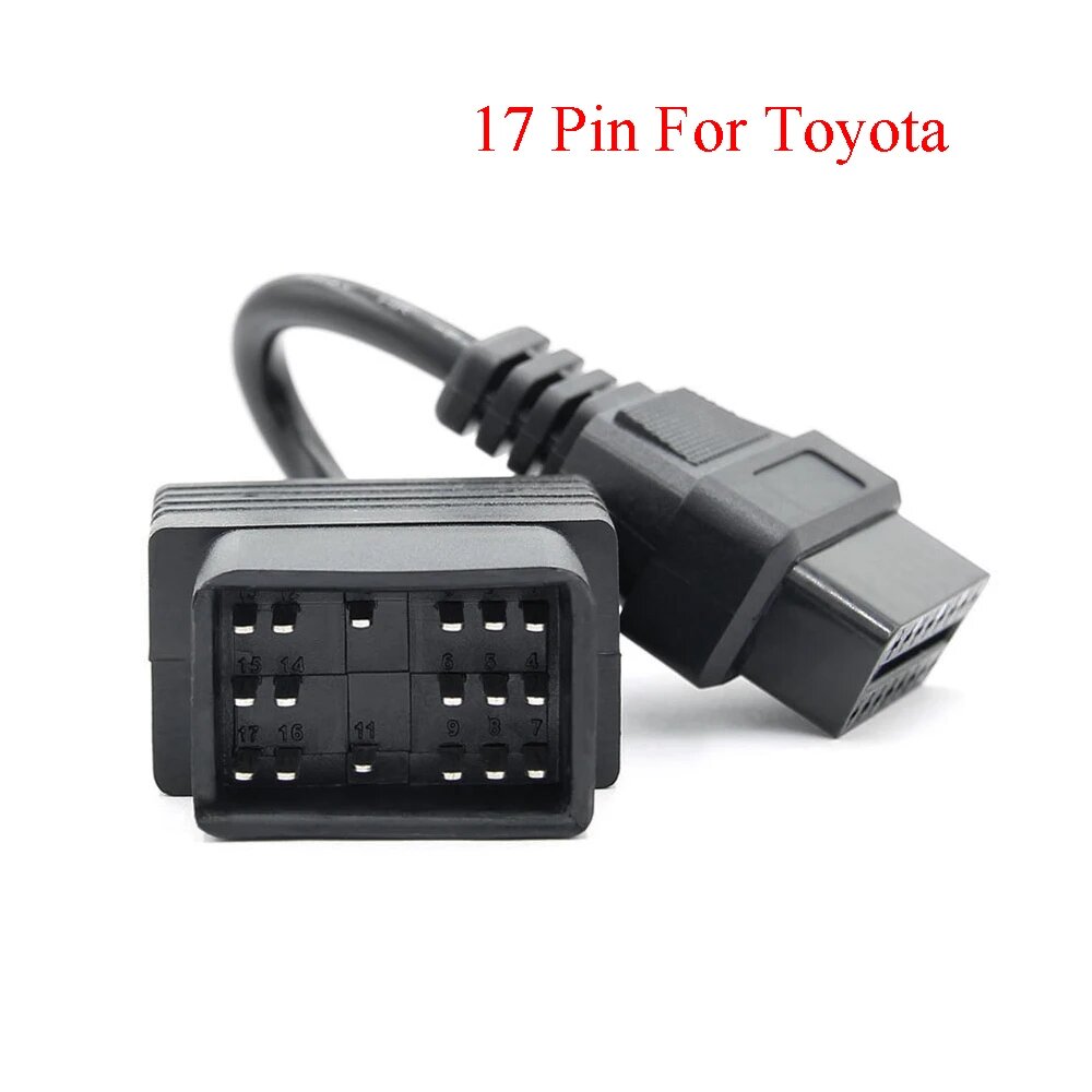 Кабель-адаптер OBD2 для Toyota 22Pin/16Pin OBD, адаптер для разъема OBDII Для 17pin for Toyota