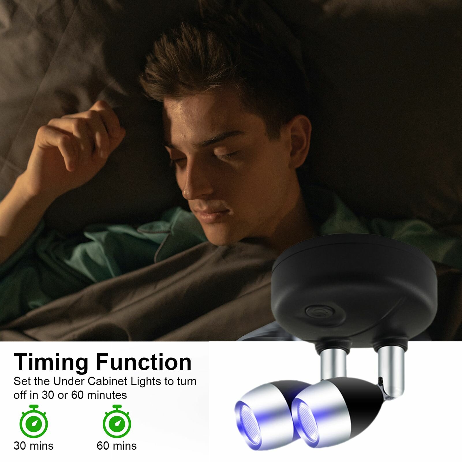 LED свет для зеркала, USB-зарядка, сенсорное управление, портативный, для макияжа в ванной