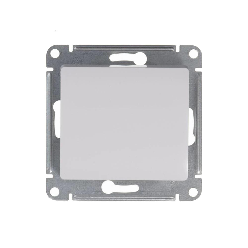 Выключатель проходной одноклавишный Schneider Electric Глосса без рамки белый