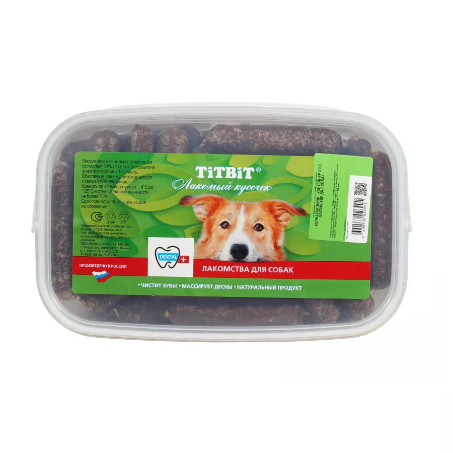 Лакомство TiTBiT Лакомый кусочек Колбаски мини для собак (3,3 л)