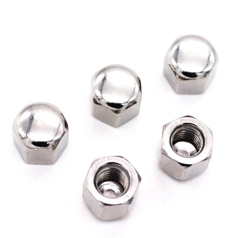 Шестигранные гайки AXK из нержавеющей стали M3-M16 M4 10pcs