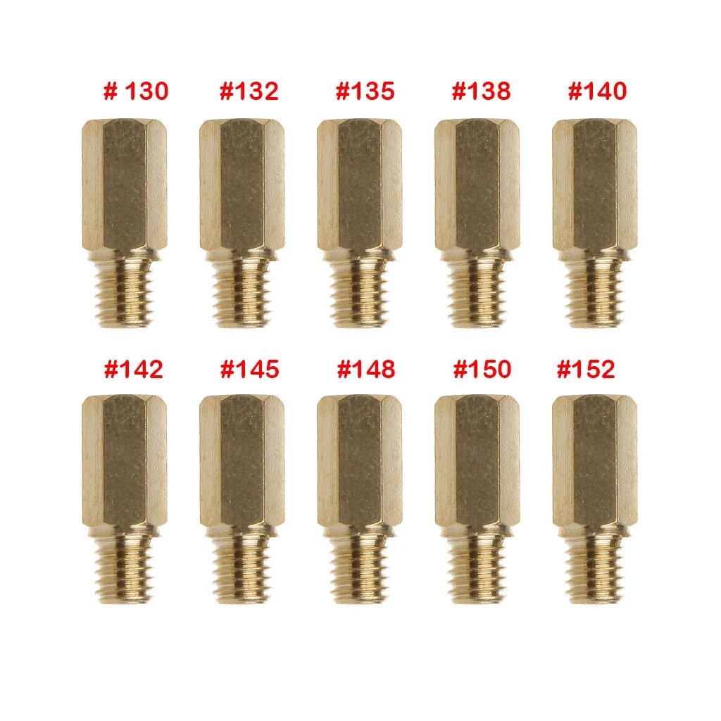10 шт, топливный кран для мотоцикла main jet 130-152