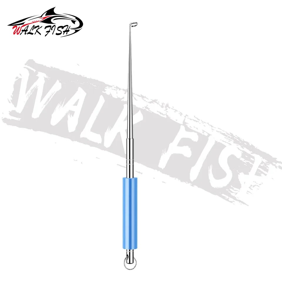 WALK FISH Безопасный экстрактор рыболовных крючков из нержавеющей стали Type B-Blue
