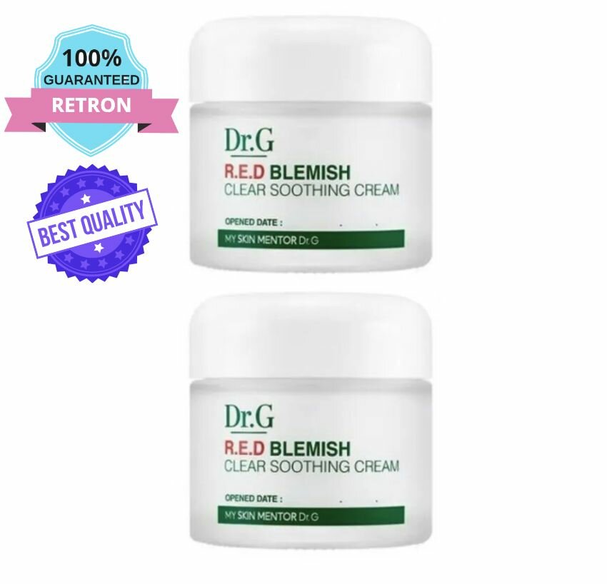 Dr.G Крем успокаивающий для чувствительной кожи R.E.D BLEMISH CLEAR SOOTHING CREAM,(70мл) 2ea