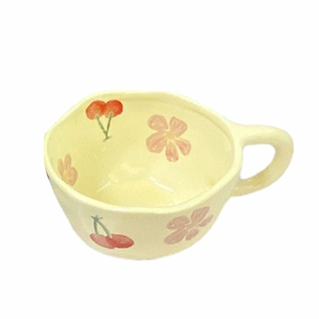 Кофейная цветочная чашка-Оранжево-желтый цветок