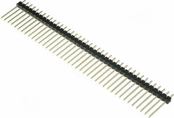 Контакт CONNFLY DS1021-1*40SF15-B Штыревой IDC "папа" PIN 40 прямой 2,54мм THT 1x40. 1шт