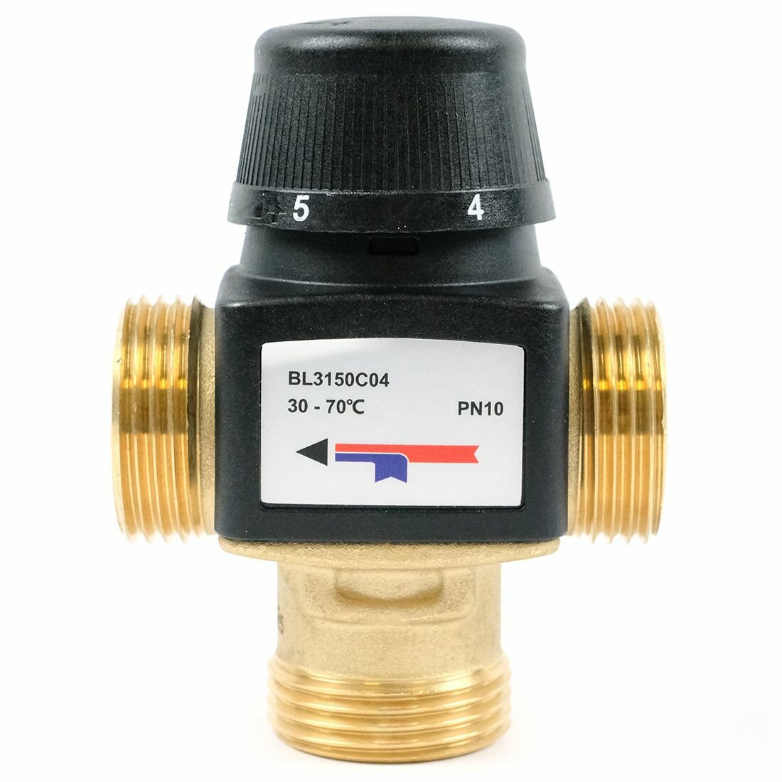 Термосмеситель 1" (30-70*C) ZEISSLER (BL3150C04)