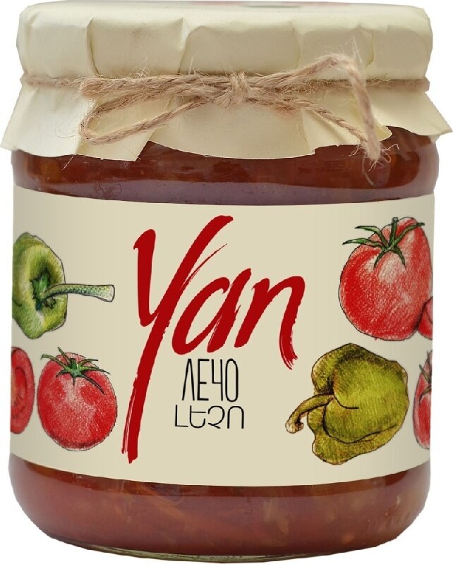 Лечо YAN /стекло/ 450г