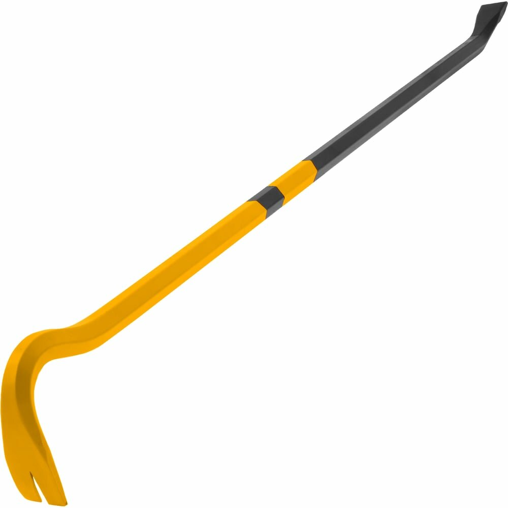 Лом-гвоздодер Denzel 900 мм, шестигранный 19 мм, окрашенный, сталь 65 25204, для извлечения гвоздей