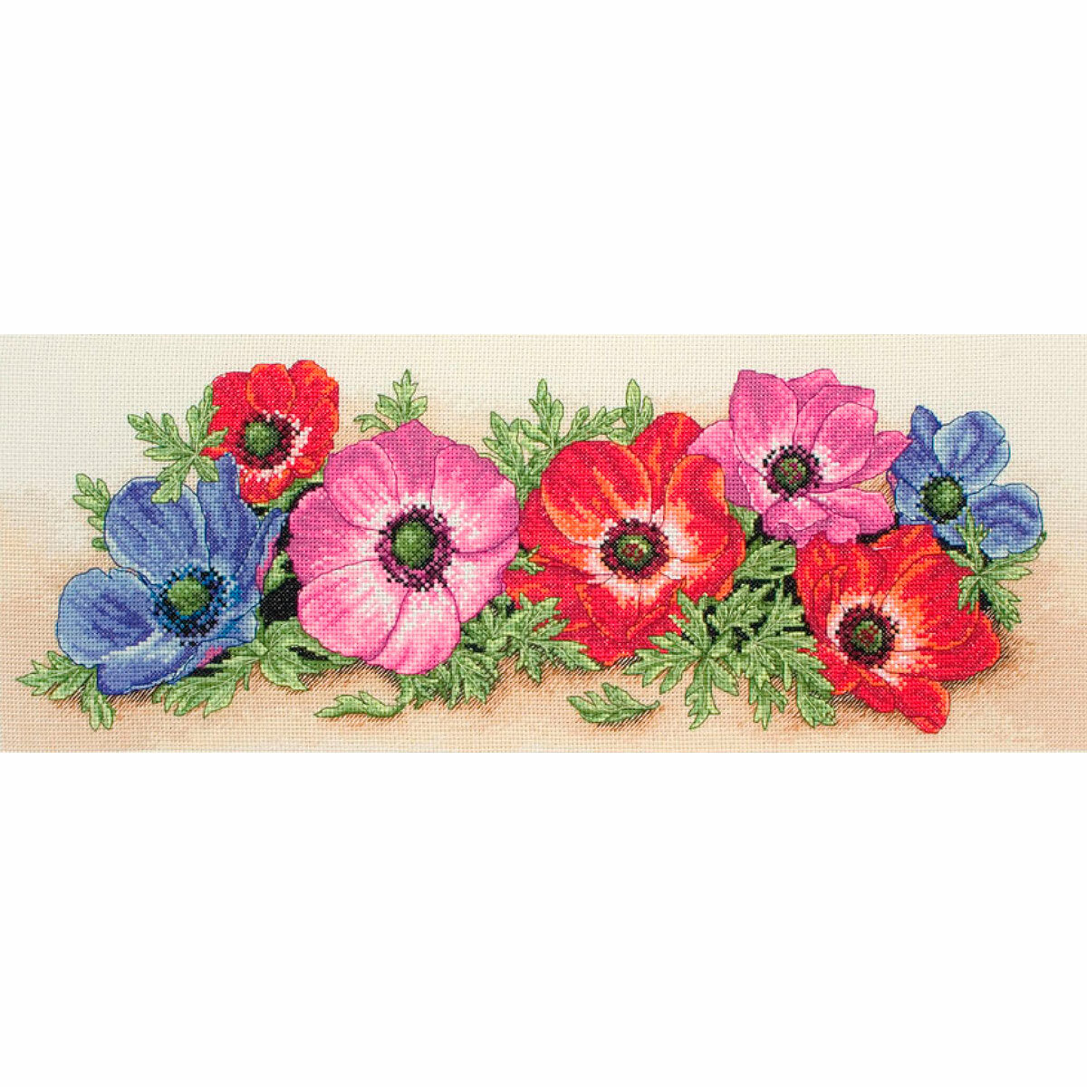 Набор для вышивания Anchor "Spray Of Anemones" 147см, MEZ Венгрия, PCE733