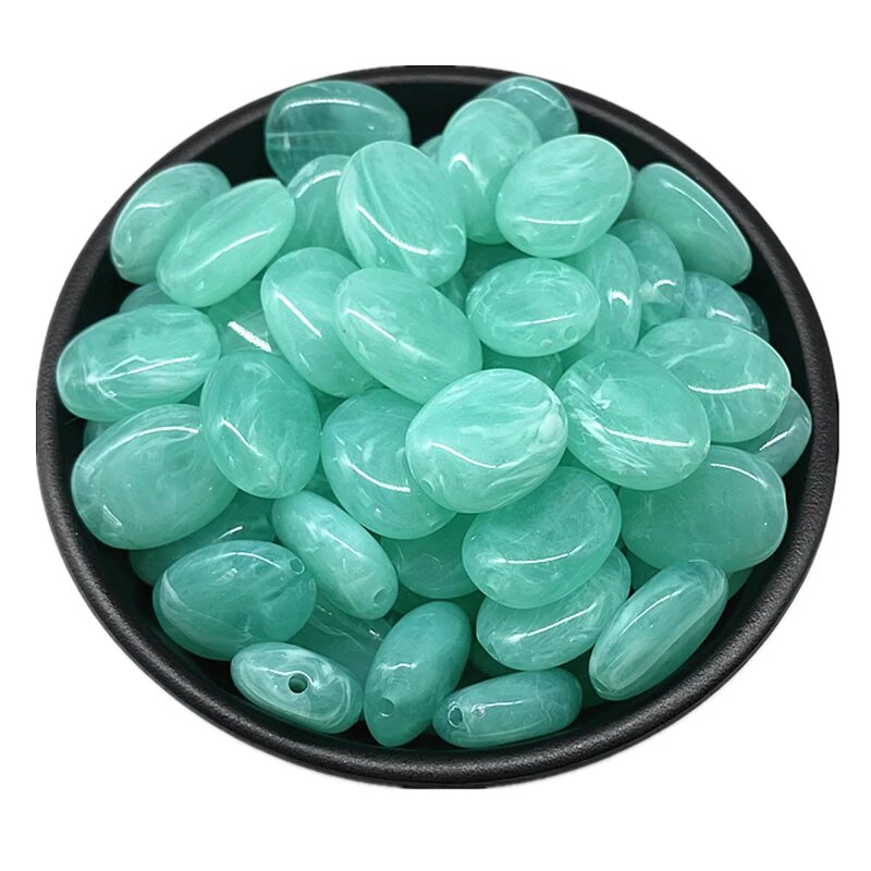 Акриловые бусины LXGSMBENTENG овальные 15x19 мм 10 pieces, 23