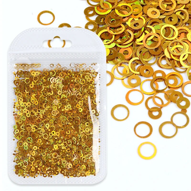 Блестки для смолы ADORNOS, звёздочки, пластик LSKXY-2