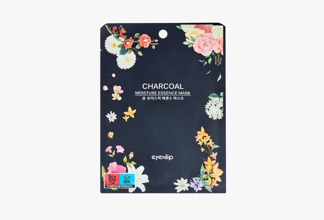 Тканевая Маска для лица EYENLIP CHARCOAL OIL