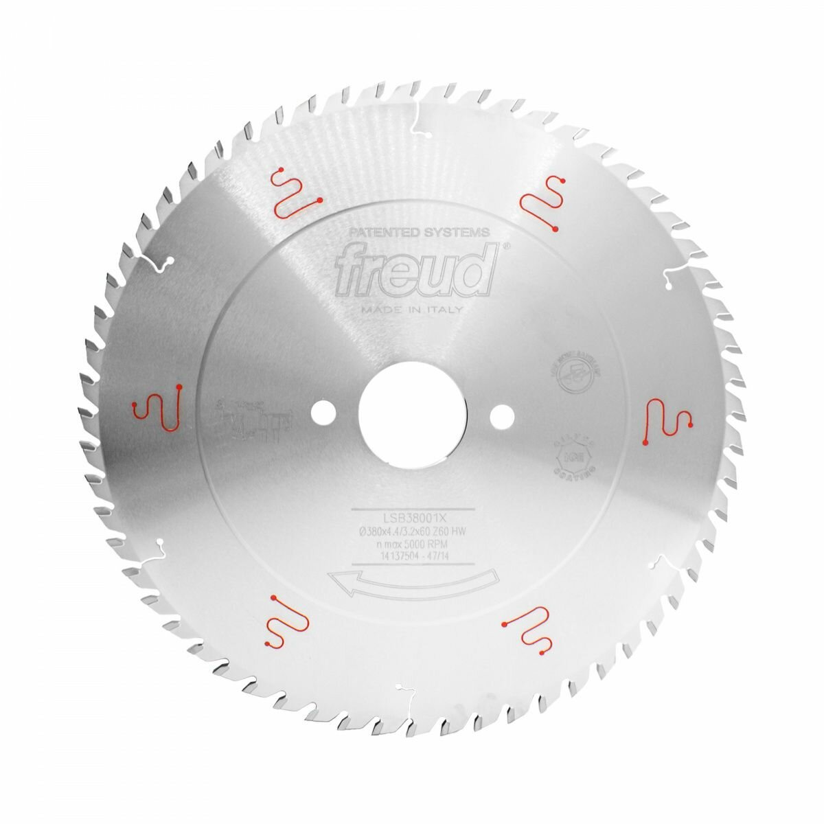 LSB38001 Пила дисковая Freud 380х4,4x60 Z60, HM