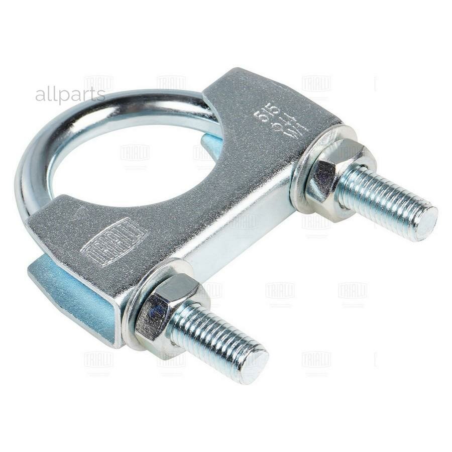 TRIALLI UC 43 Z Хомут глушителя U-образный D=43 мм (стремянка) (оцинк. сталь) TRIALLI UC 43 Z