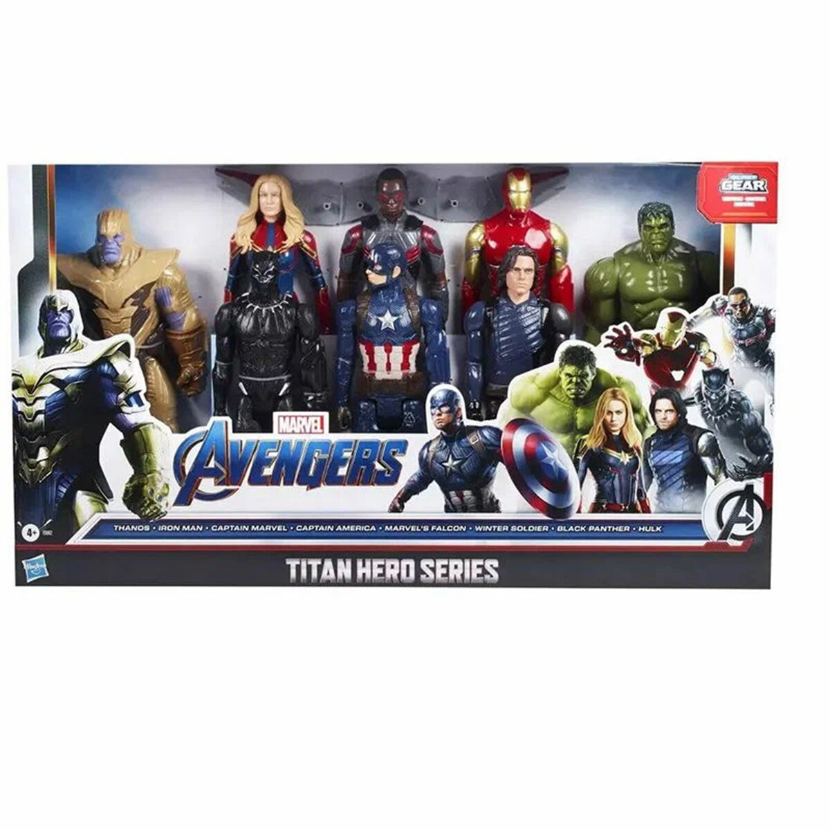 Hasbro Marvel Avengers Titan Hero Series / Игровой набор фигурок супергероев из фильмов и телепередач