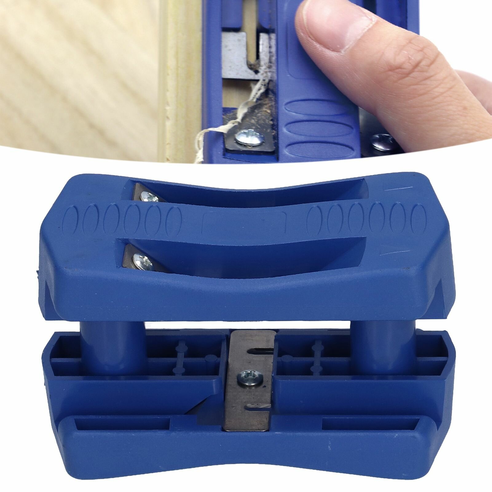 Кромкооблицовочный Инструмент Белая Сталь ABS Деревянный Кромкооблицовочный Триммер для Плотника ПВХ Связующая Лента Ручной Инструмент