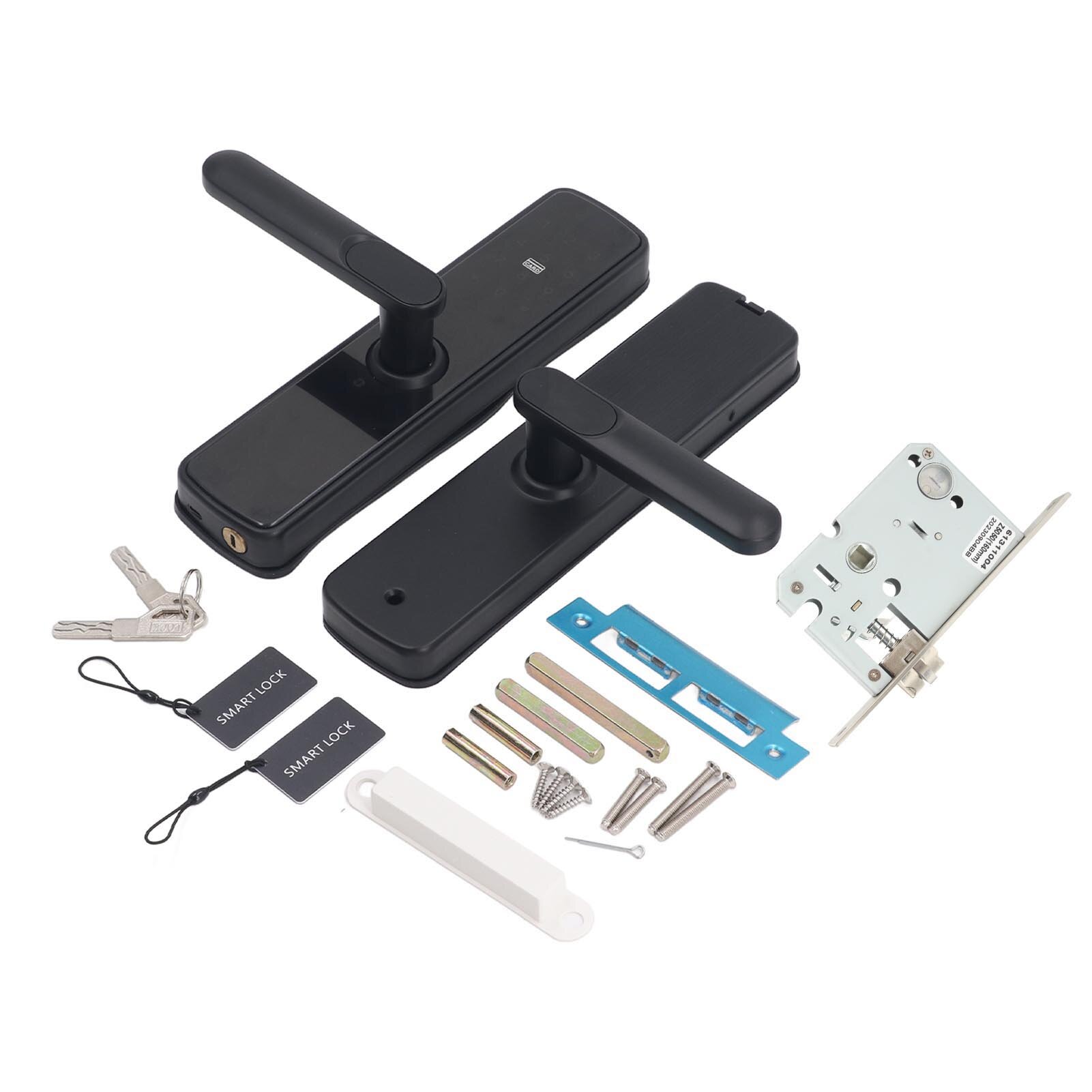 Электронный дверной замок Smart APP Password Lock с считыванием IC-карты, разблокировка паролем и ключом для дома и отеля