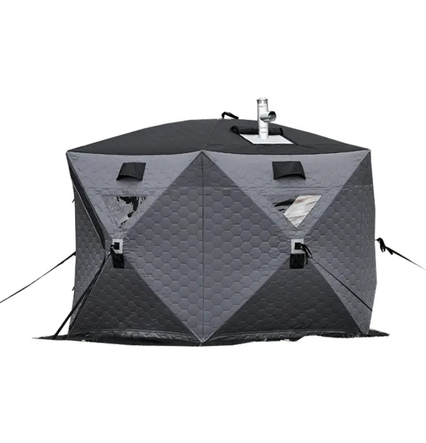 Палатка зимняя Wild Land Ice hub 500, пятиугольная, с полом и накидкой