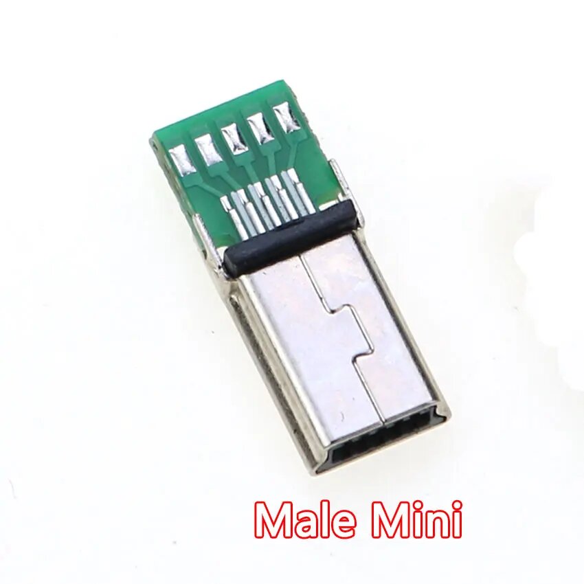 Адаптер USB Mini Male, Цвет: E, 2.54 мм DIP