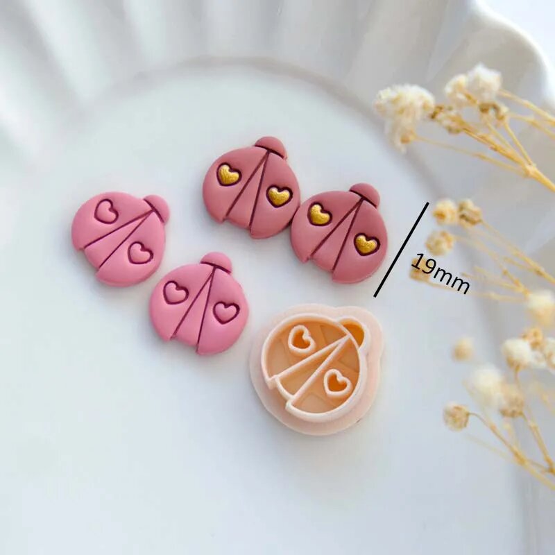 Резаки для полимерной глины BugRabbit Розовый, C037-8