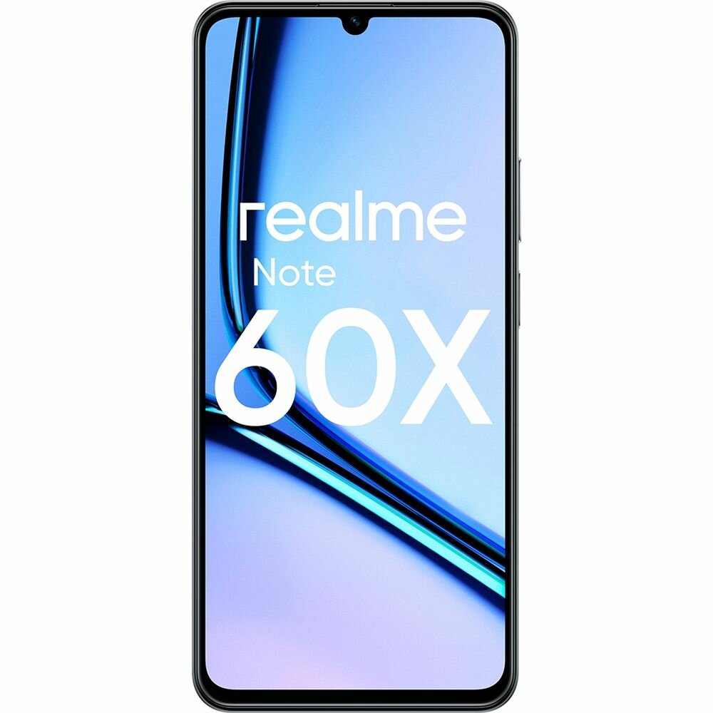 Смартфон realme Note 60X, 4/128GB, 6.74", 1600x720, 90Гц, Чёрный — фото 1