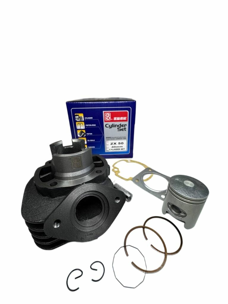 Поршневая (ЦПГ) на скутер Honda DIO 34, d-40mm/50cc (Honda AF-34, AF-35, ZX50cc) SEE