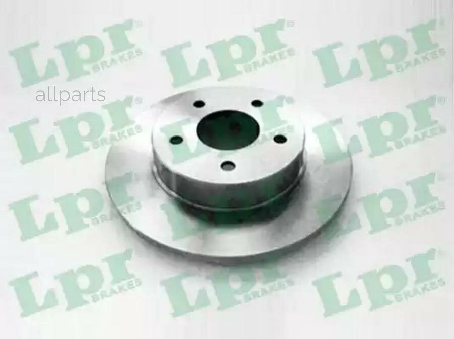 LPR N2004P диск тормозной! задний\ Nissan Primera P12E/Almera Tino V10M 1.6-2.0/2.2Di 00>