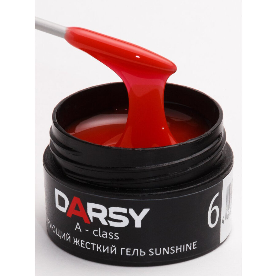 DARSY, Гель моделирующий жесткий Sunshine №6, 15 мл