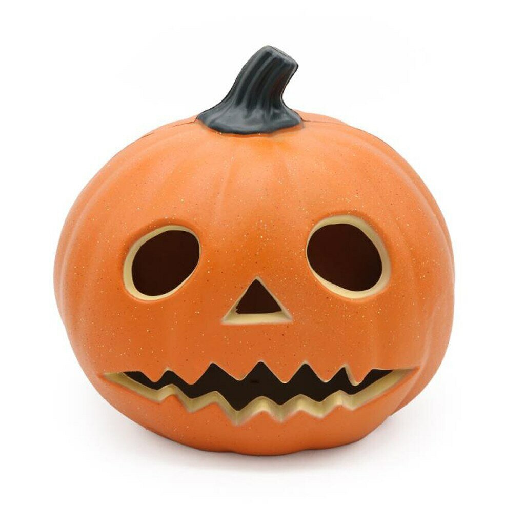 Тыква на Хэллоуин 22х21х20 см (Halloween Pumpkin) светящаяся, LED, светодиодная, декоративная, большая