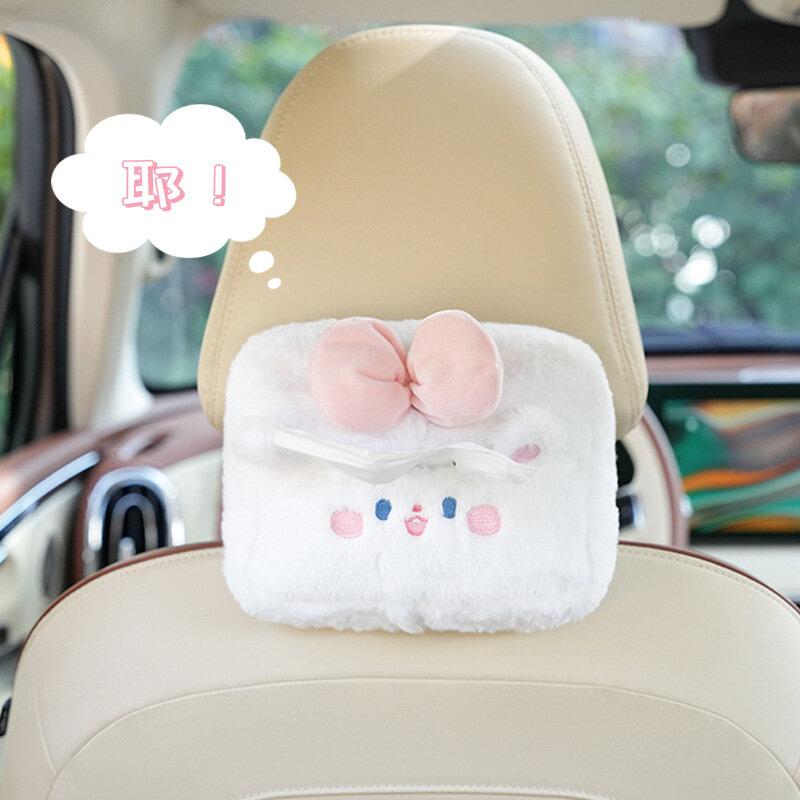 Коробка для салфеток Bunny, с кроличьим мехом