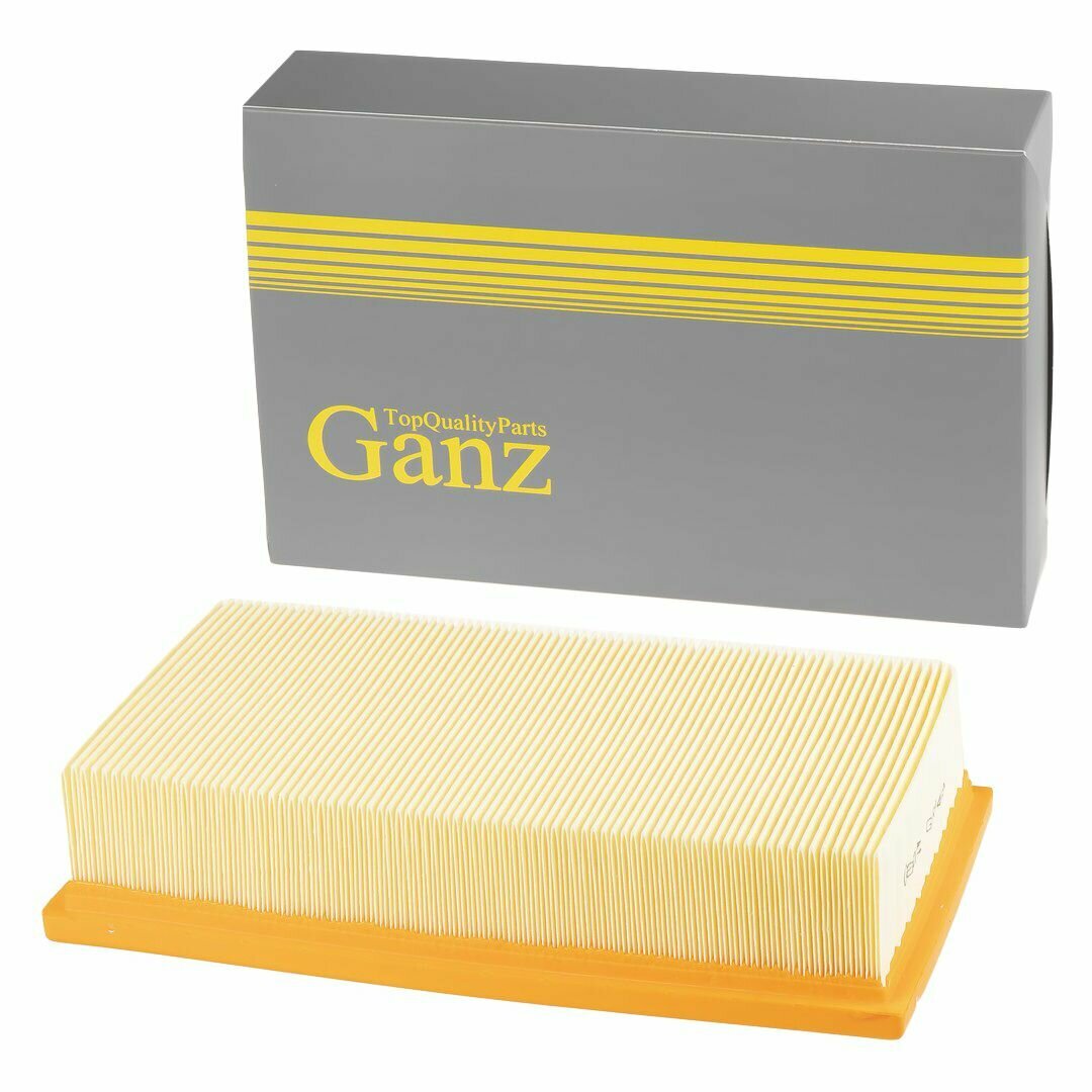 Фильтр воздушный BMW 3-E30/E36/5-E28/E34 81-95 256x149.5x57.7 GANZ GIR04486