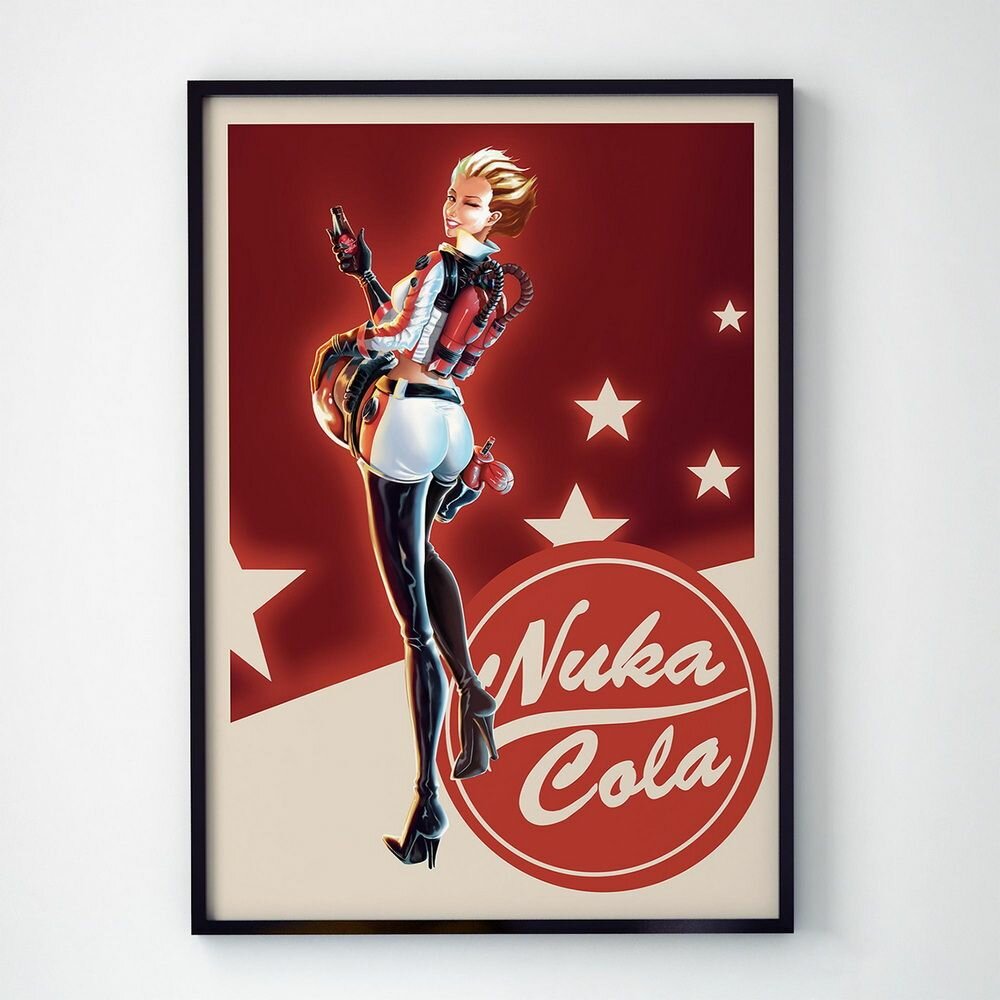 Плакат, постер Fallout на бумаге, размер 21х30см