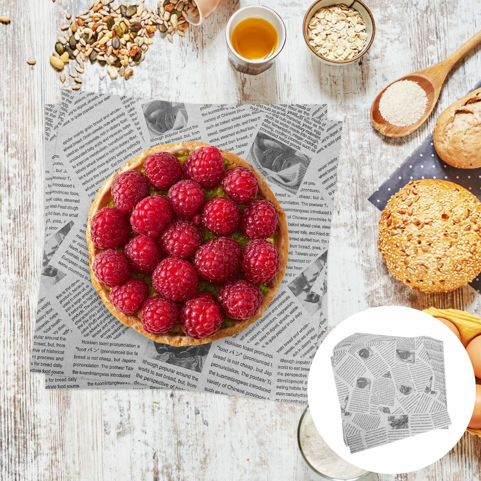 Бумага парафинированная пищевая