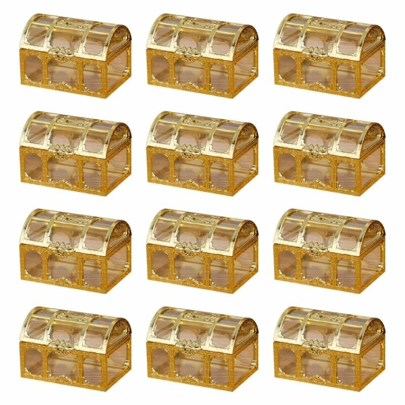 Контейнеры для конфет 12 шт, Золото - M