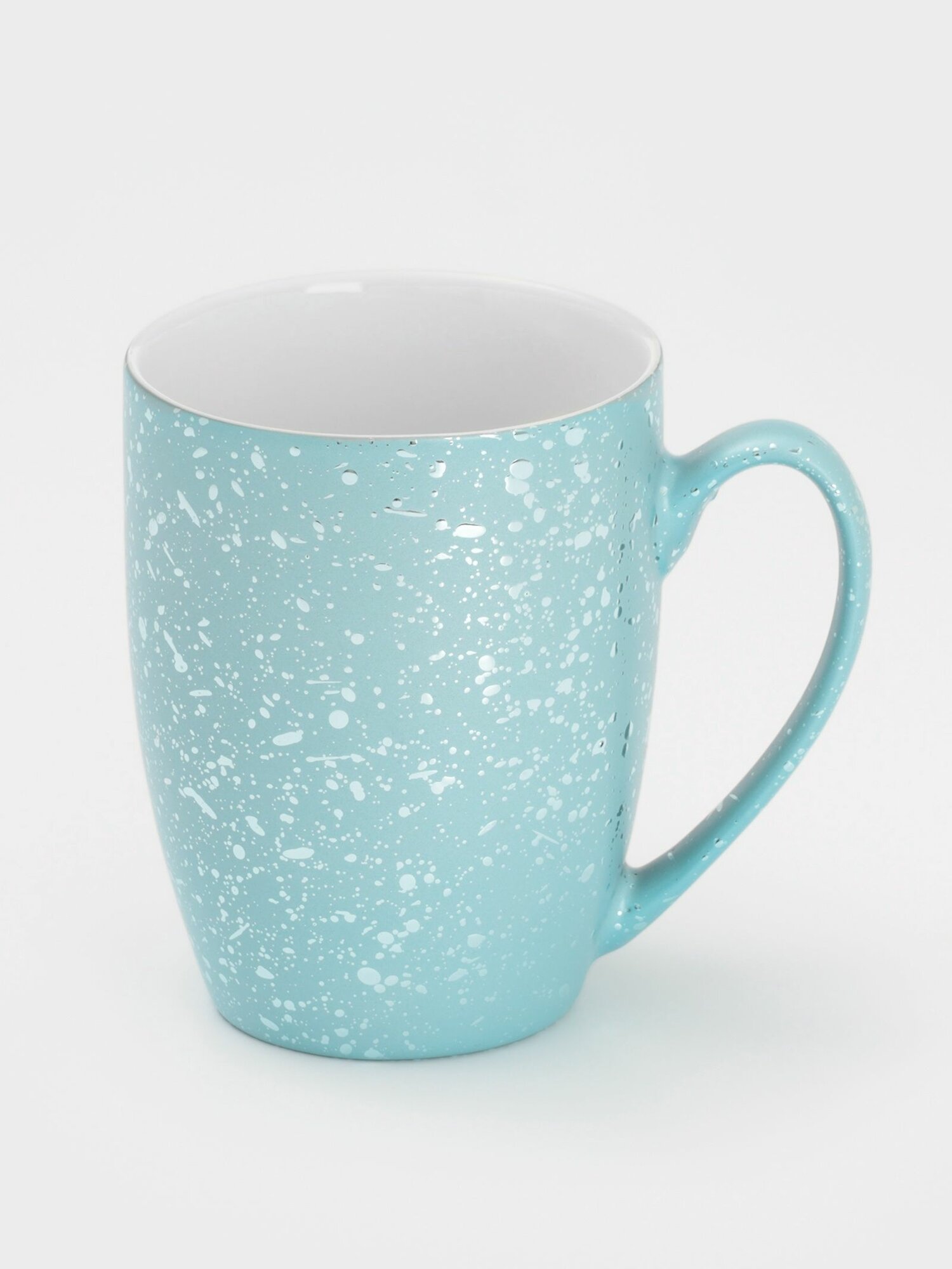 Кружка керамическая Доляна Блеск", объем 350 мл