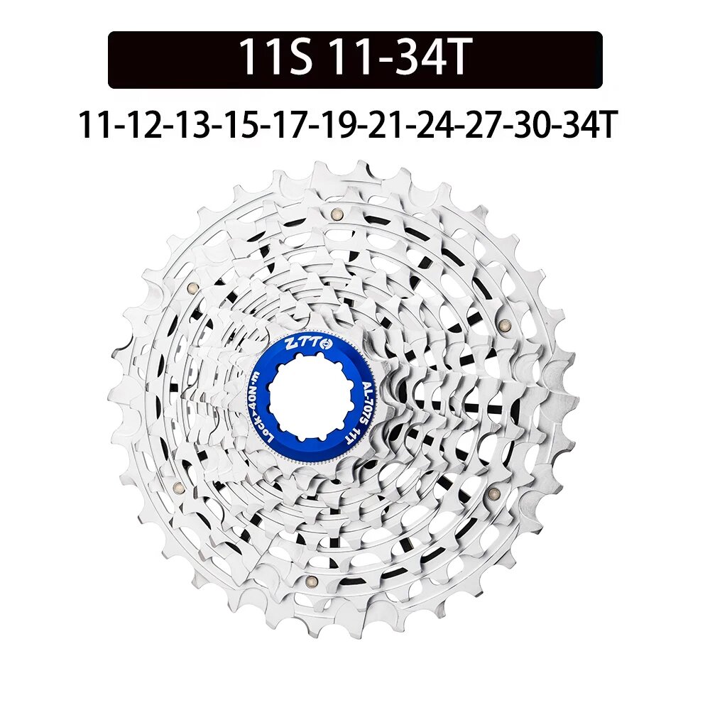 ZTTO 11/12 скоростей сверхлегкий шоссейный велосипед серебряная кассета 11s 12s 11-28/30/32/34/36T звездочка ULT 11 В 12 В гравий K7 HG свободный ход