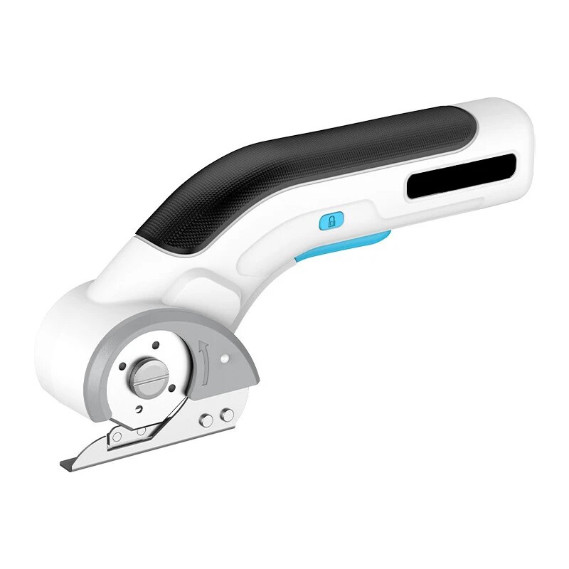 Электрические ножницы, портативный резак для резки штор для ковров, перезаряжаемый бытовой круглый нож с литиевой батареей, Electric scissors