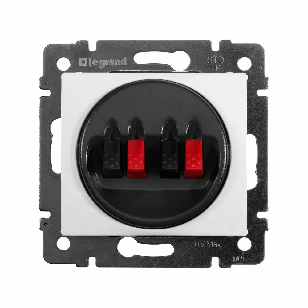 Аудио розетка Легранд Legrand белый 4 контакта