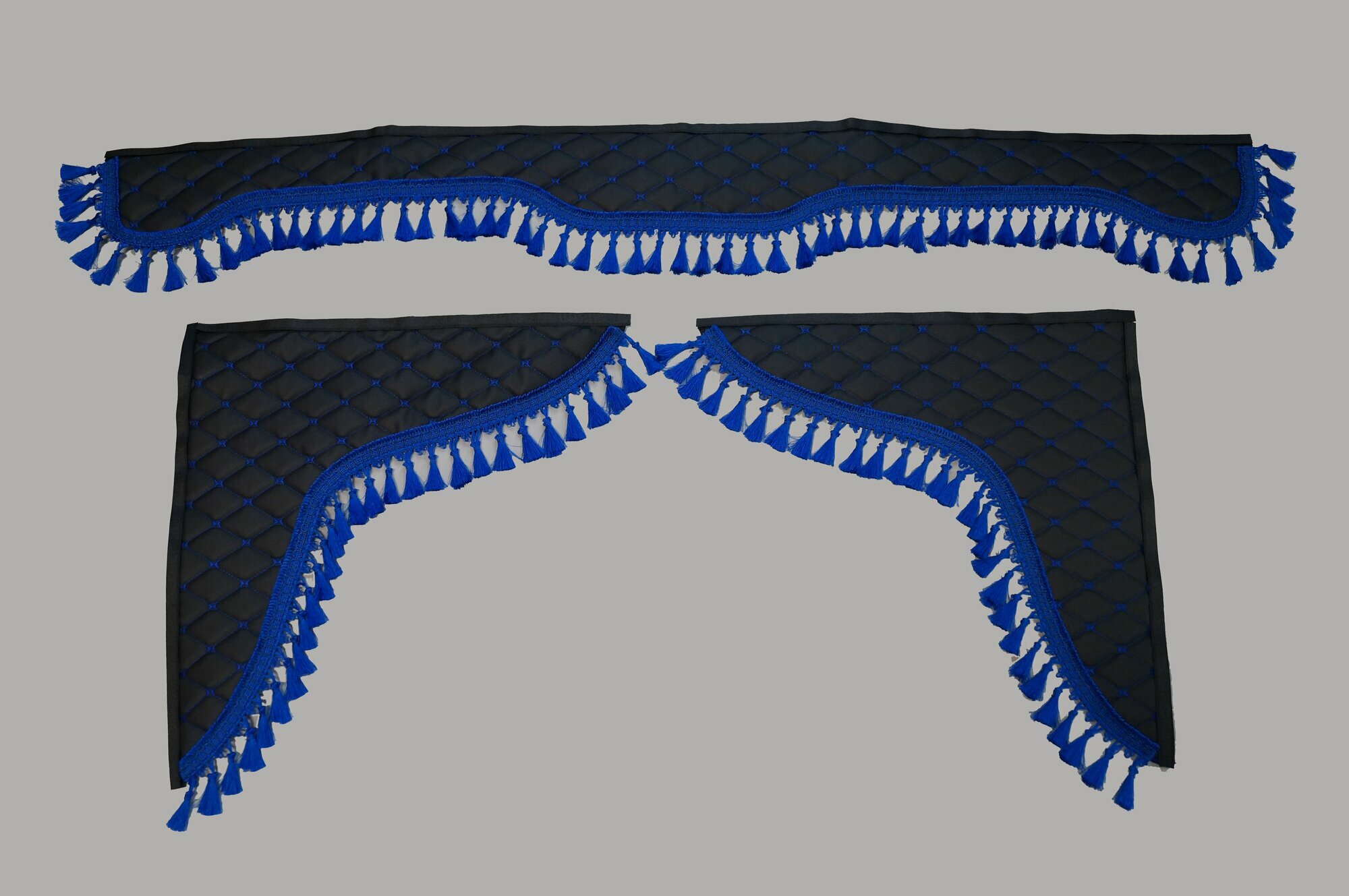 Ламбрекены (1.5м) 3302, ГБ, синие