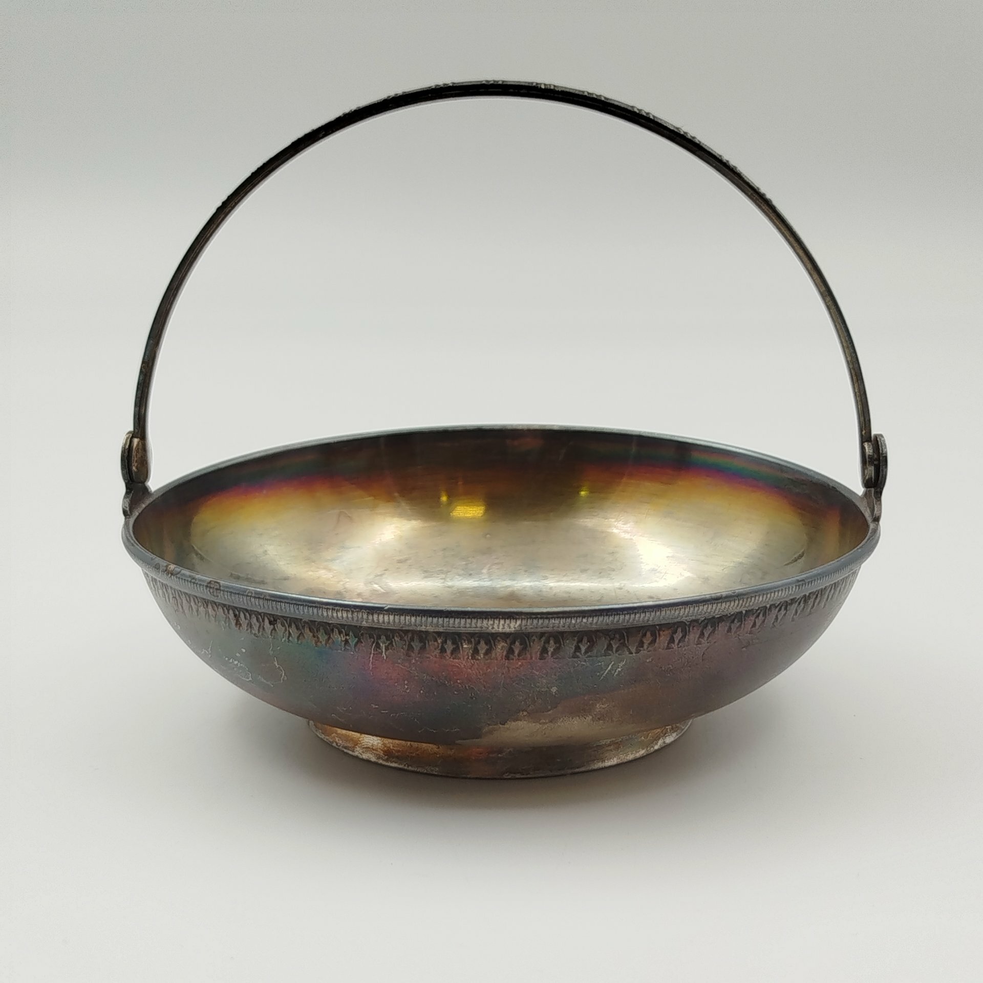 Орешница с ручкой, Московский ювелирный завод, мНЦ (медь-никель-цинк), СССР, 1972 г.