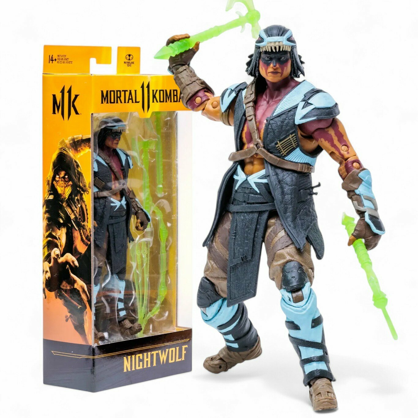 Фигурка Ночной Волк "Mortal Kombat 11" от McFarlane Toys, коллекционная