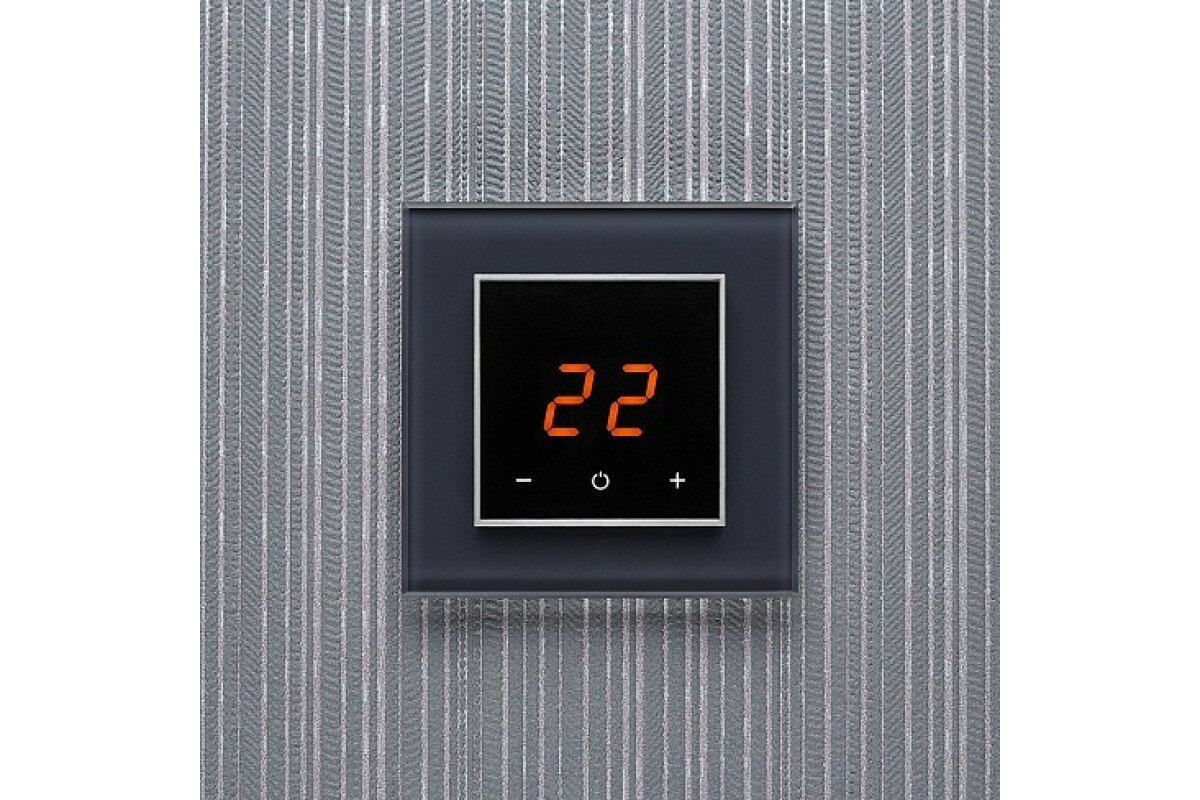 Терморегулятор Aura ORTO 7016 Anthracite Authentic (антрацит) сенсорное управление