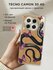 Чехол на Tecno Camon 30 4G / Текно Камон 30 4G с принтом "Snake and butterflies ...