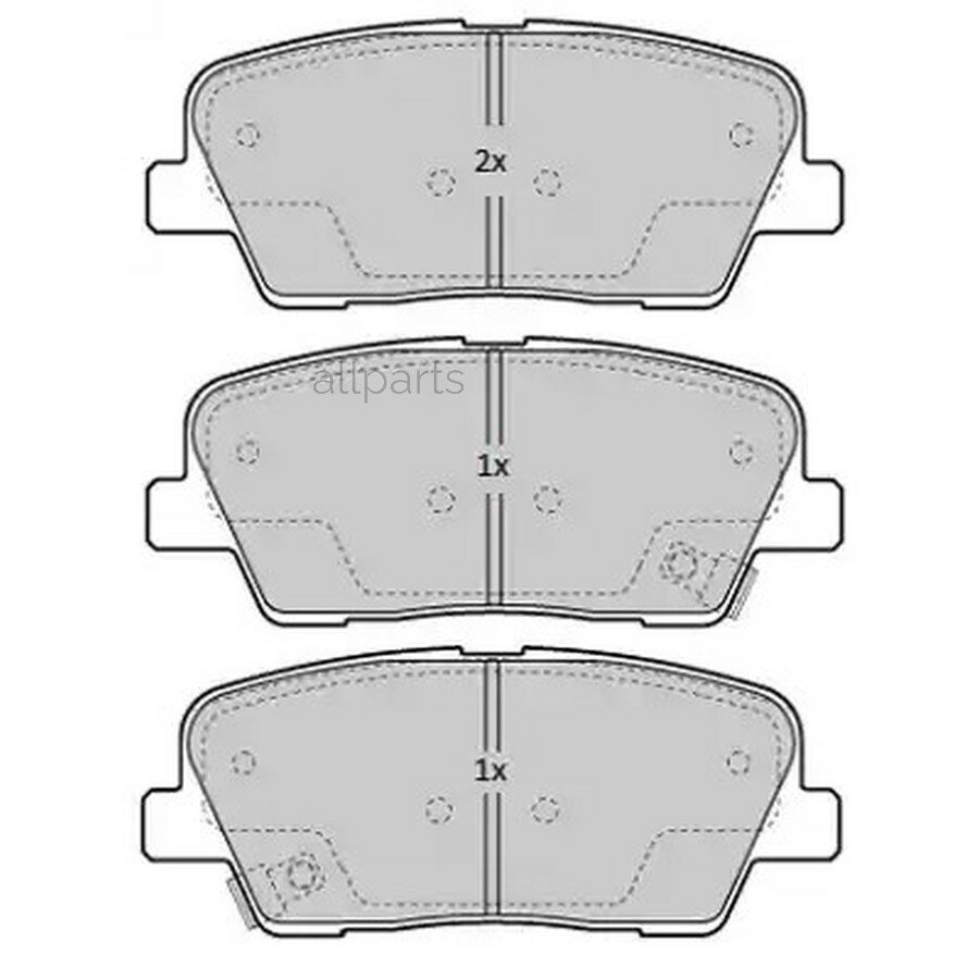 FREMAX FBP1838 колодки дисковые задние!\ Hyundai SantaFe, Kia Sorento 2.4/2.0-2.2D 09>