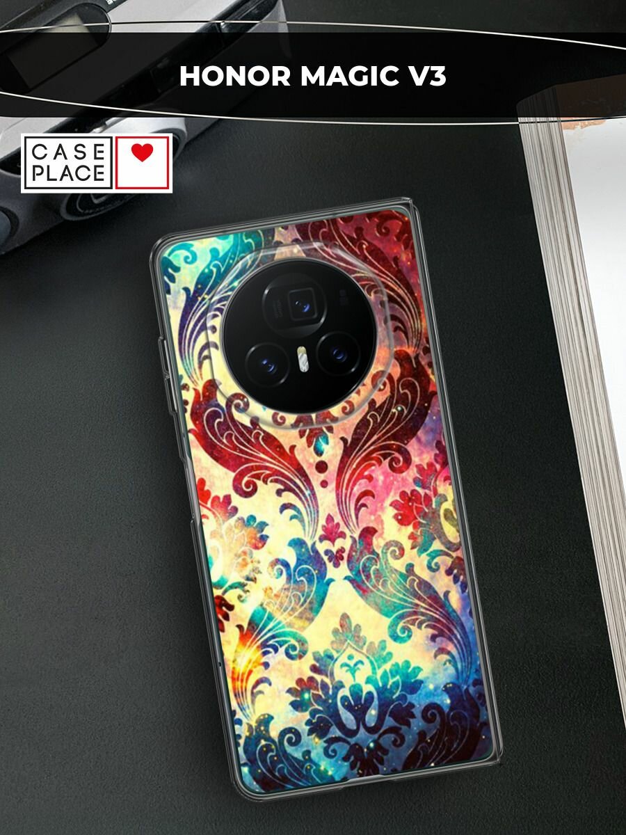 Чехол на Honor Magic V3 / Хонор Мэджик V3 с принтом "Чарующий узор"